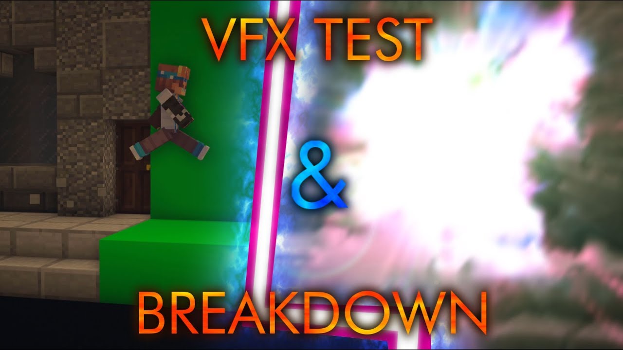 MINECRAFT VFX TEST & BREAKDOWN - YouTube
