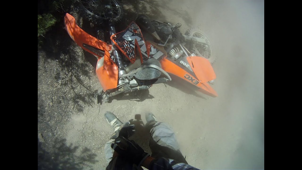 Epic Dirt Bike Crash Into Tree!! - YouTube