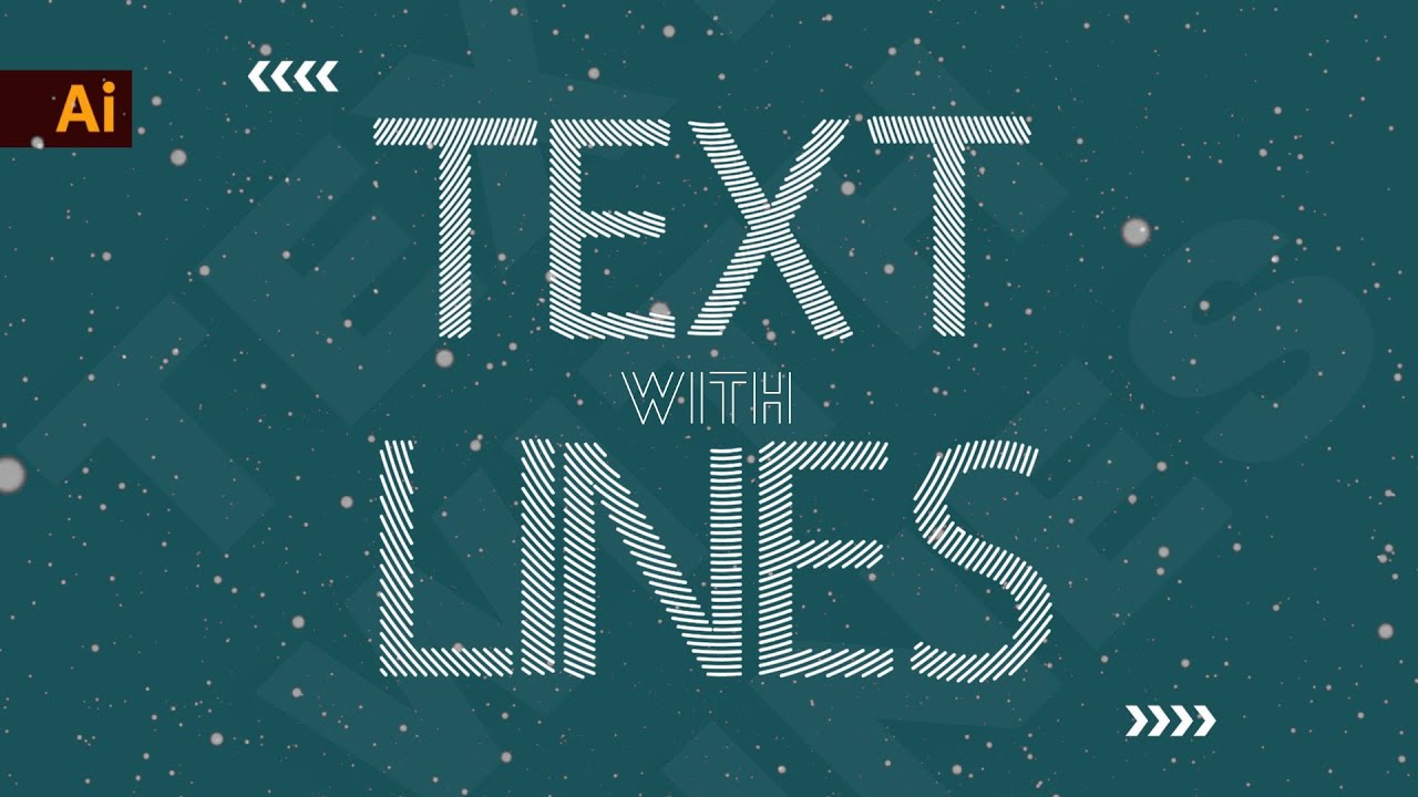 Adobe Illustrator Tutorial How To Fill Text With Lines In 5 Simple Adobe Illustrator Tutorial How To Fill Text With Lines In 5 Simple