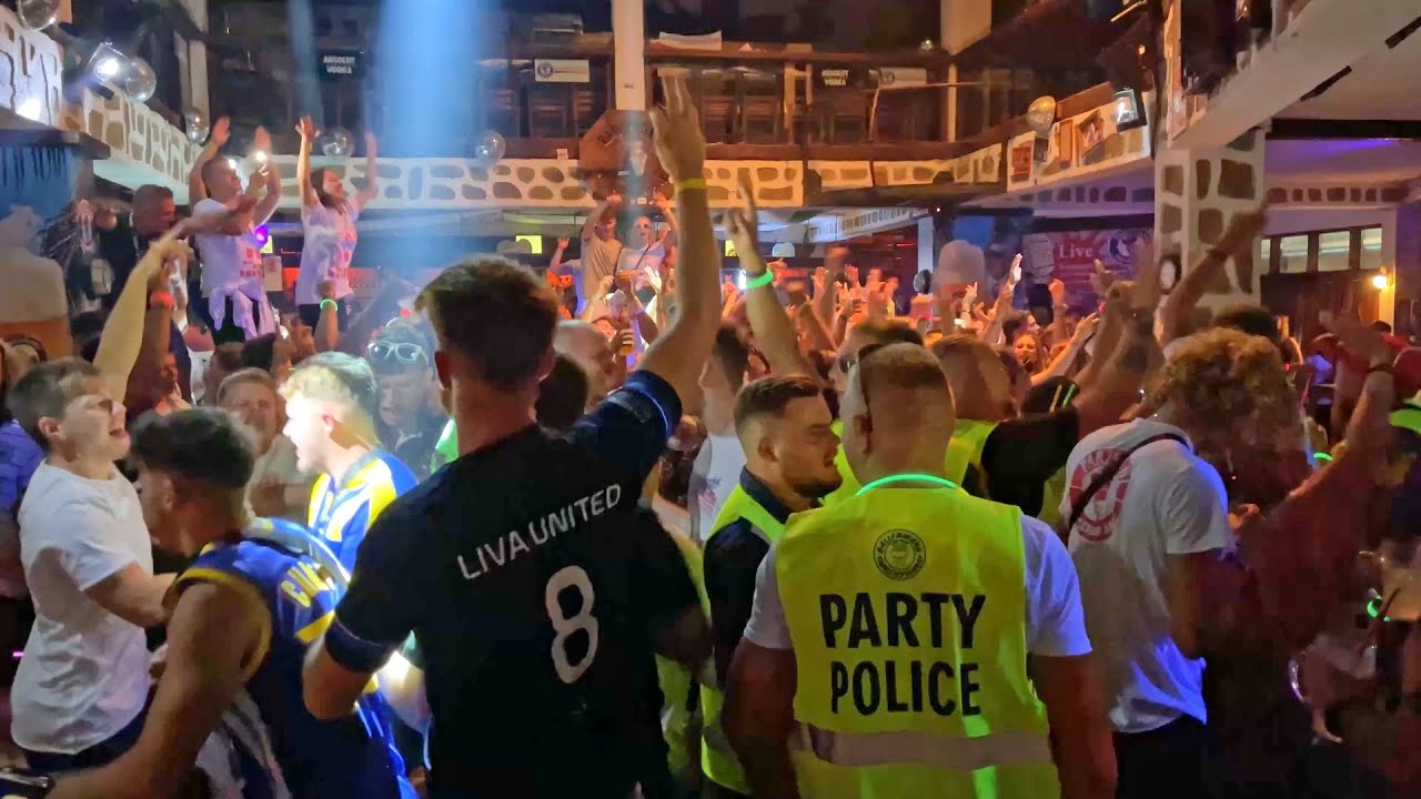 Crazy party night at the Partystadl Goldstrand in Varna, Bulgaria ...