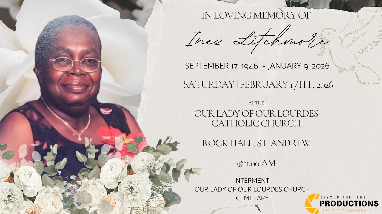 THANKSGIVING SERVICE FOR THE LIFE OF INEZ LITCHMORE - YouTube