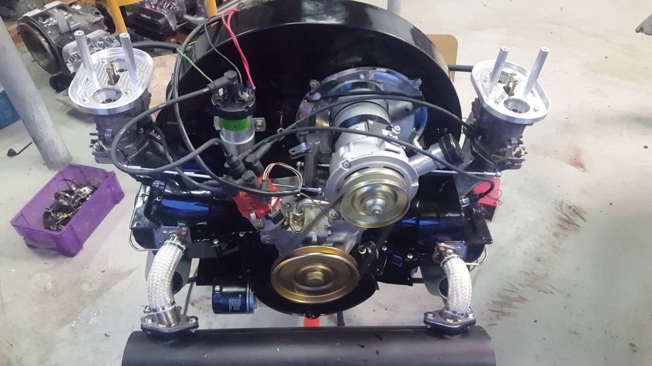 Gembler Motorenbau: 2 Liter Typ1 Käfer Motor mit Weber Doppelvergasern ...