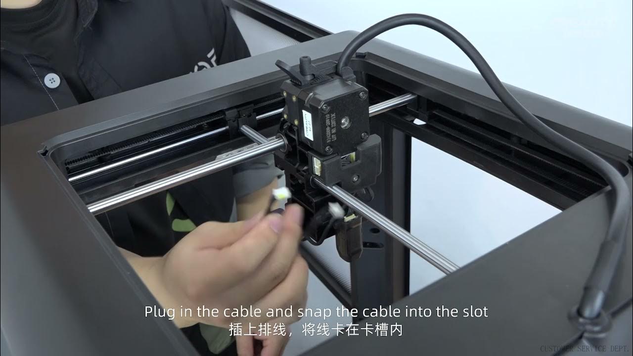 Service tutorial CR - 200B Pro replace the hotend kit - YouTube