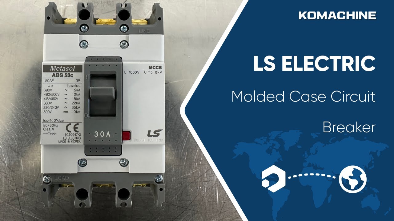 LS ELECTRIC / Molded Case Circuit Breaker (ABS53c-30A) / INV-04234 - YouTube