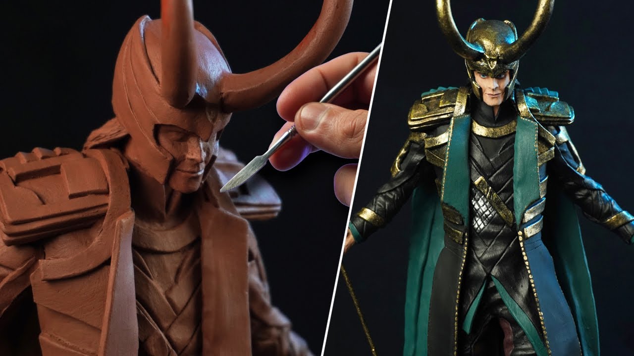 Sculpting LOKI | Marvel Studios Loki [ The Avengers ] - YouTube