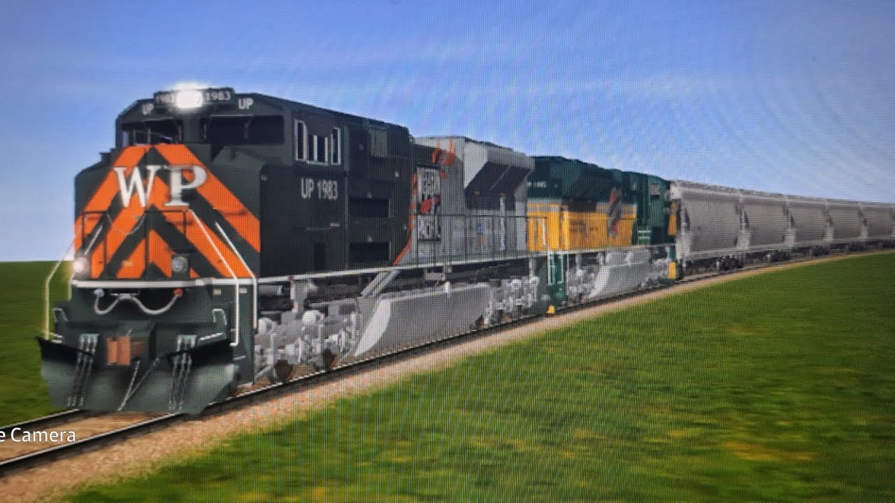 Trainz review: WP SD70ACE UP 1983 - YouTube