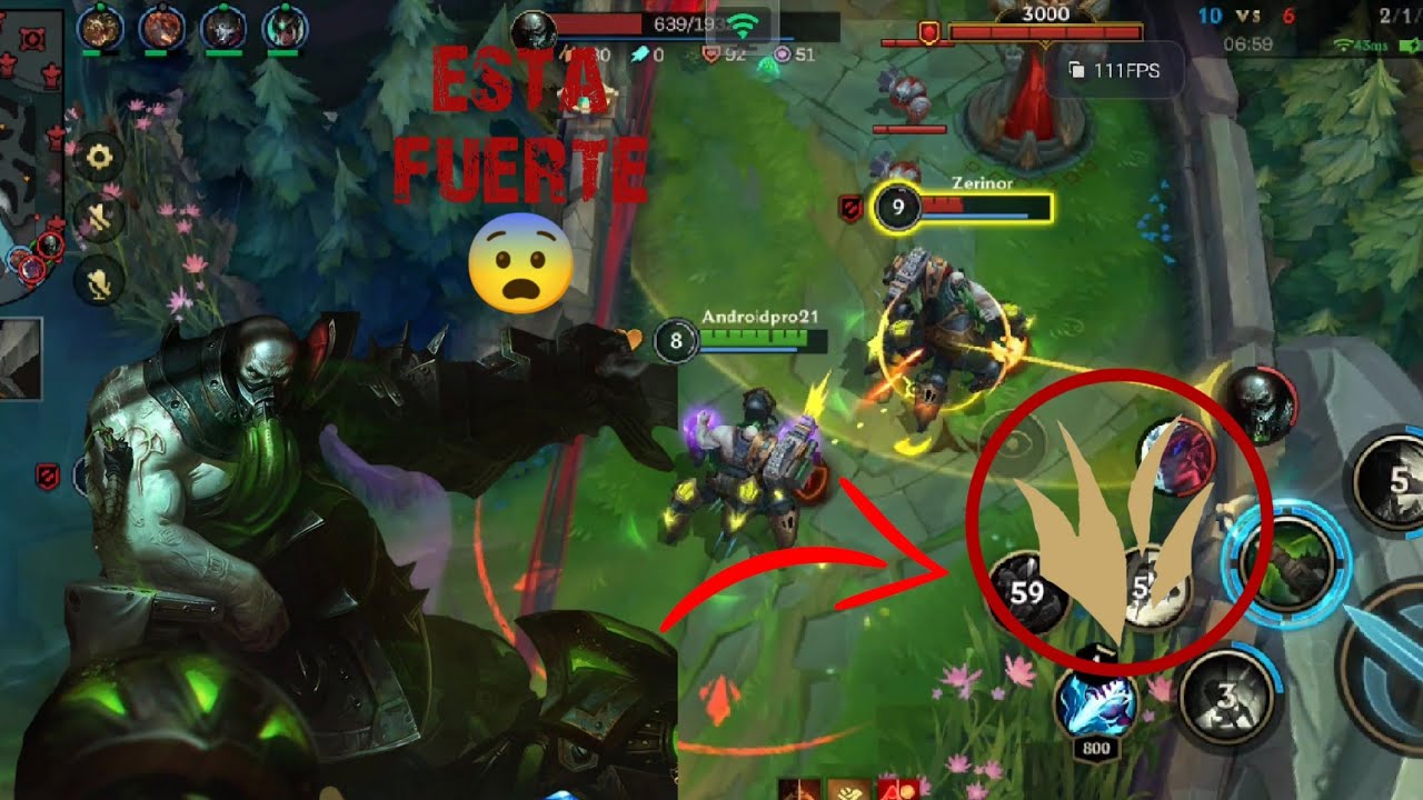 probando el nuevo campeón Urgot en la jungla 😨 | wild rift a 120 fps ...