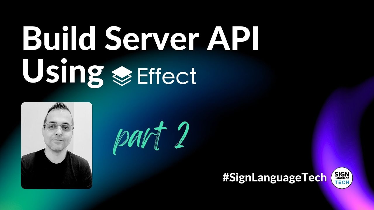 Let's Build Server API Using Effect Part 2 - YouTube