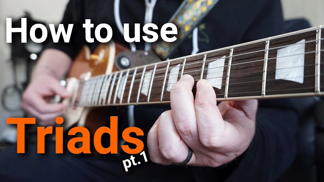 How to Apply Guitar Triads to Chord Progressions - YouTube