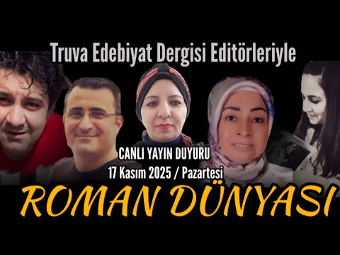 CANLI YAYIN DUYURU - Truva Edebiyat Dergisi Editörler ile Roman Dünyası -Konu: YAŞLI ADAM VE DENİZ  