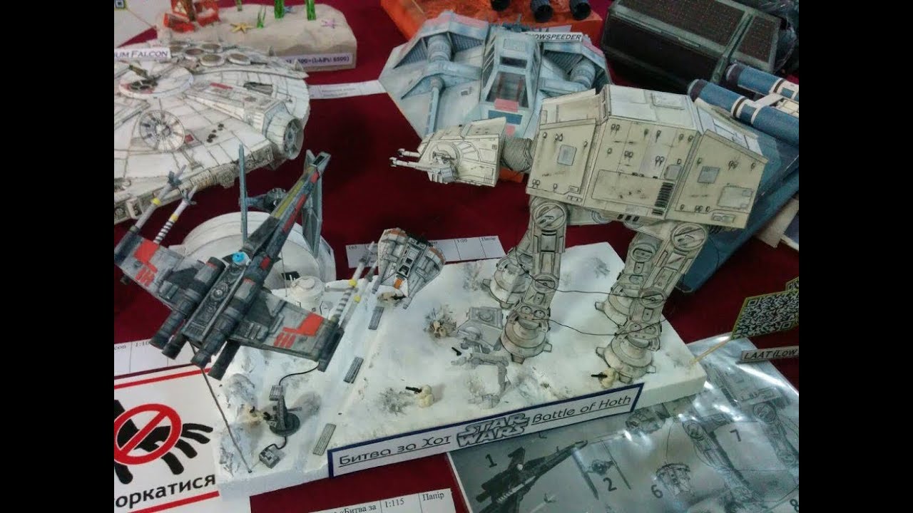 Star Wars models hand made / Модели Star Wars ручной работы из бумаги ...