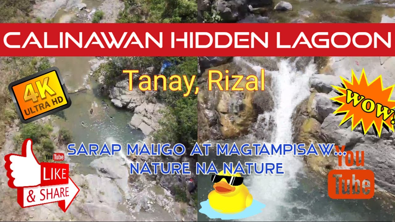 CALINAWAN HIDDEN LAGOON / Tanay Rizal - YouTube