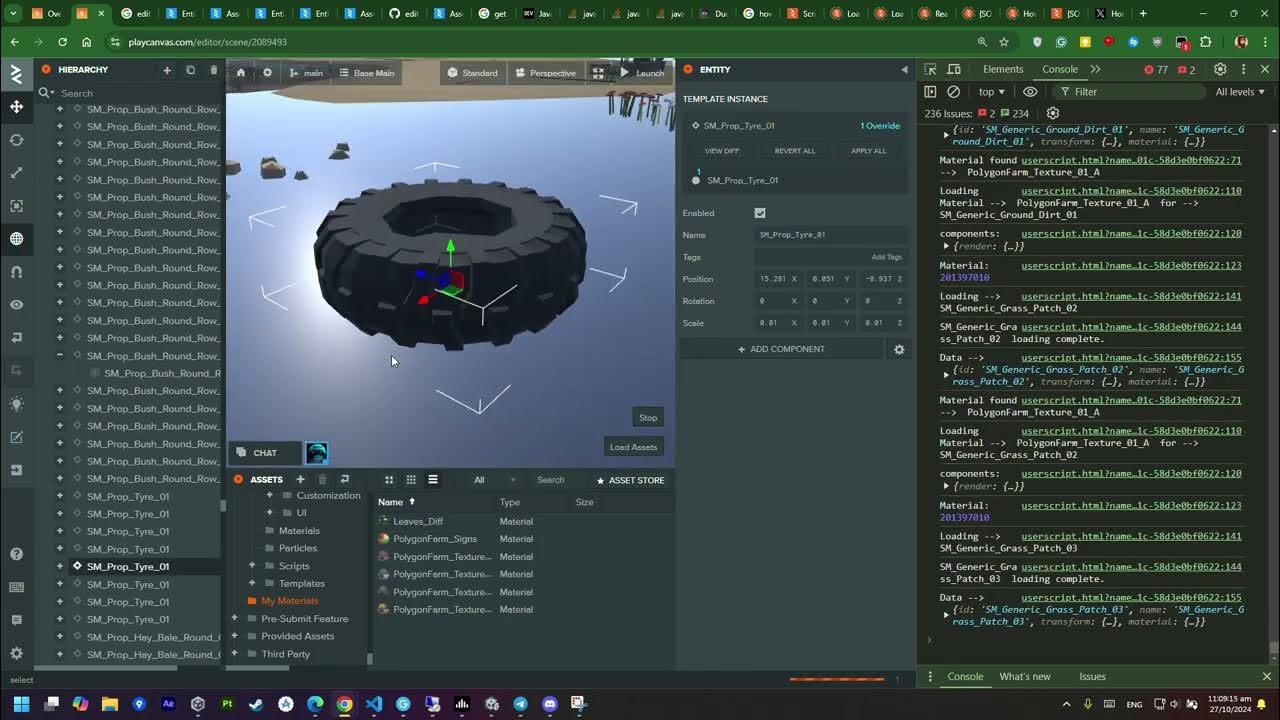 Unity to PlayCanvas Assets import plugin POC - YouTube