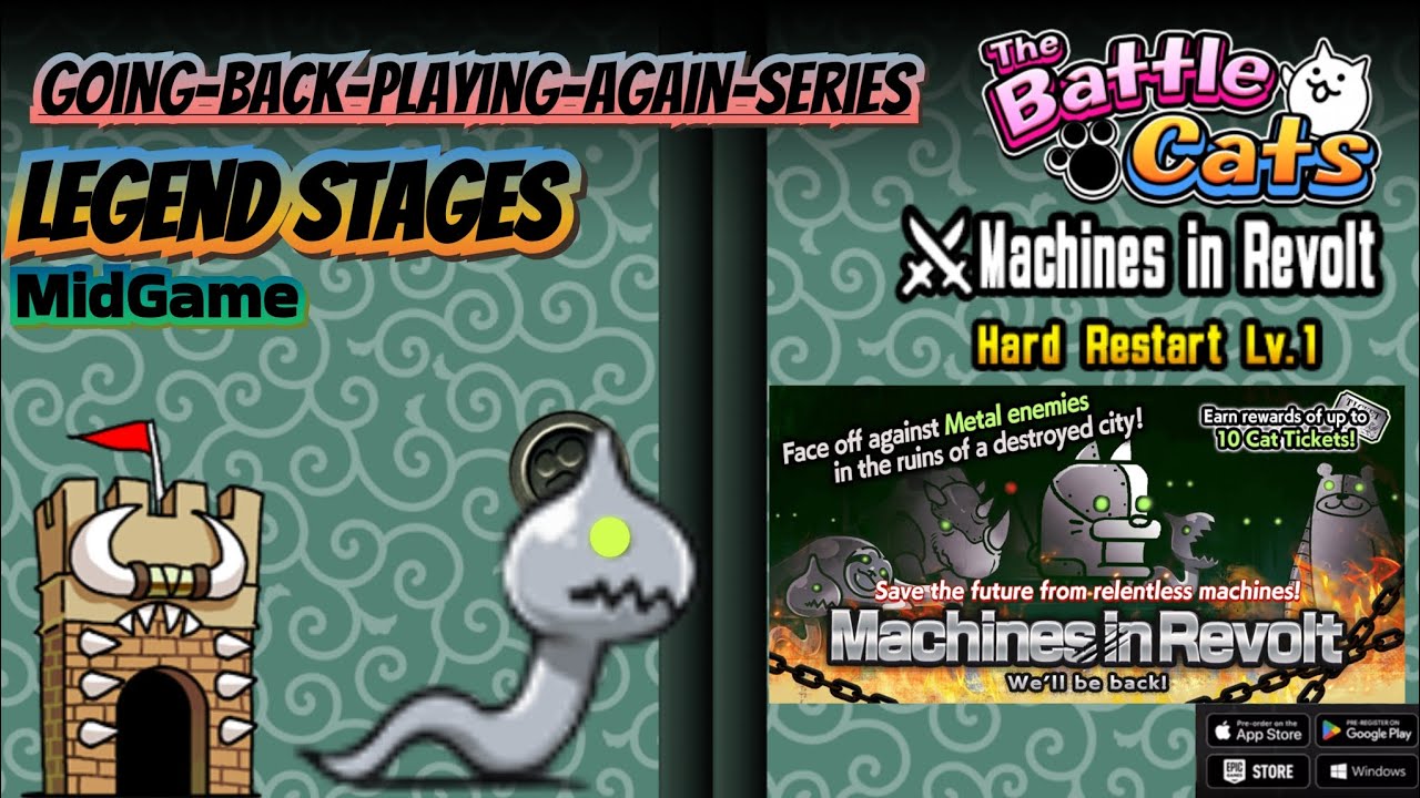 Machines in Revolt: Hard Restart Lv.1 [TheBattleCats:GoingBackPlayingAgainSeries] - YouTube