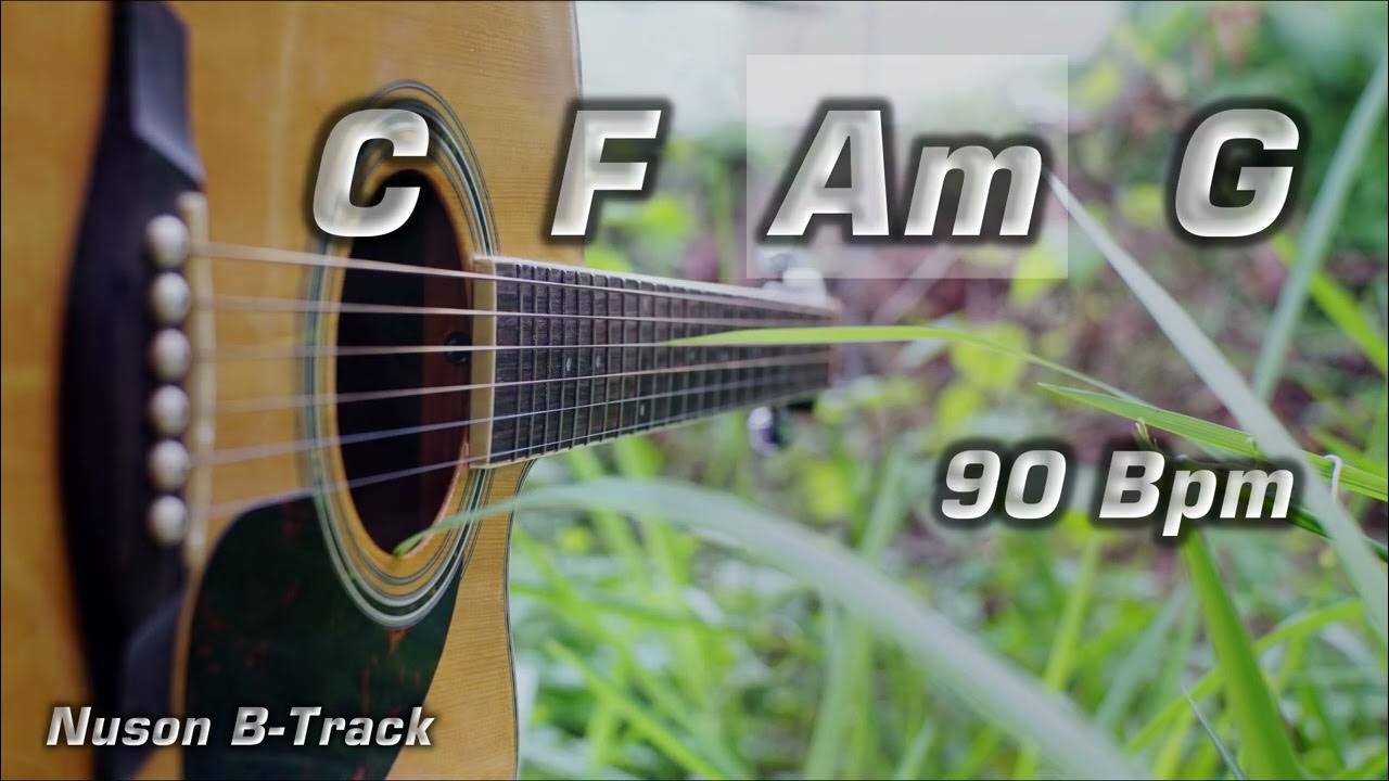C Major (90 Bpm) Acoustic Guitar Backing Track with Cajon - YouTube