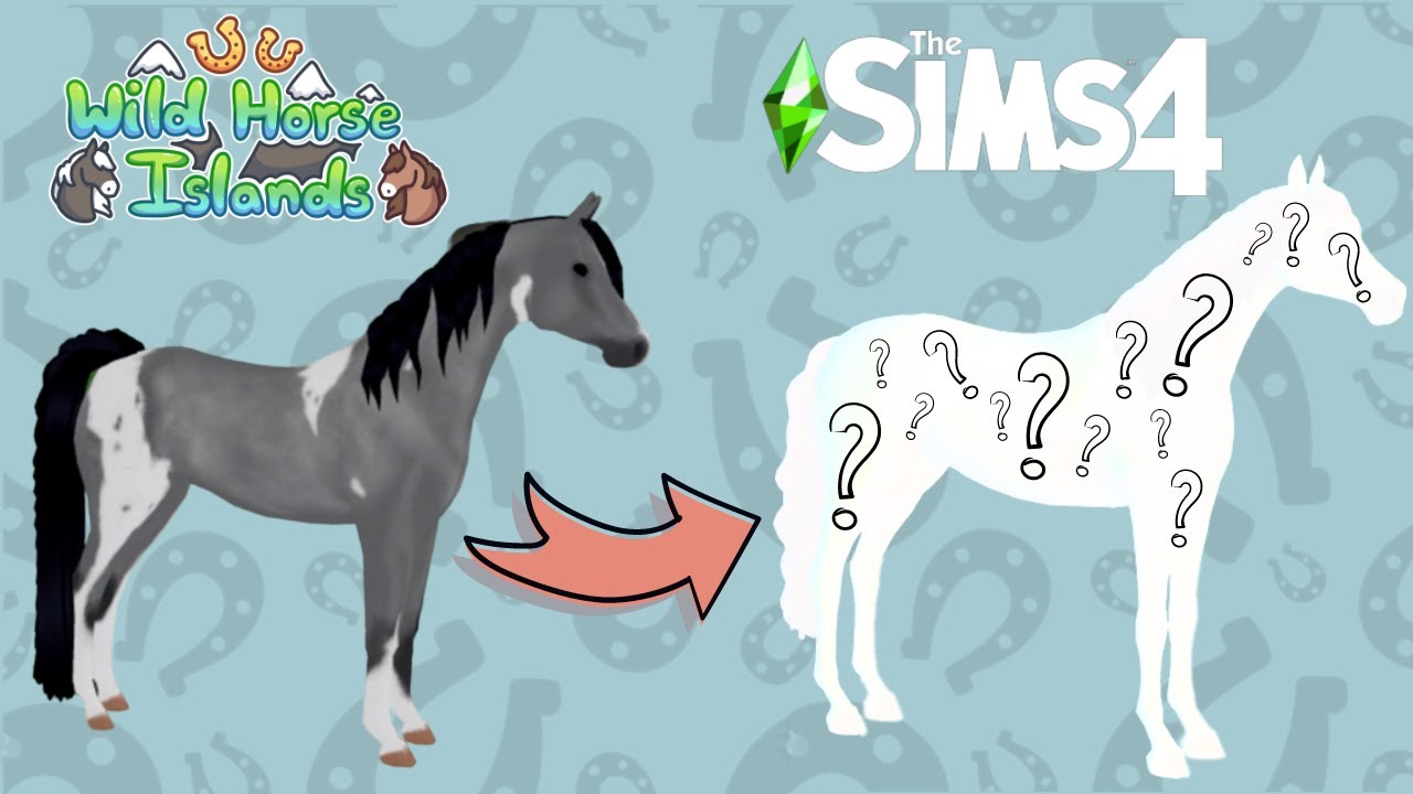 CREATING MY WHI HORSES IN THE SIMS 4 - YouTube