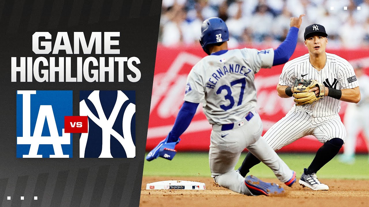 Dodgers vs. Yankees Game Highlights (6/7/24) | MLB Highlights - YouTube