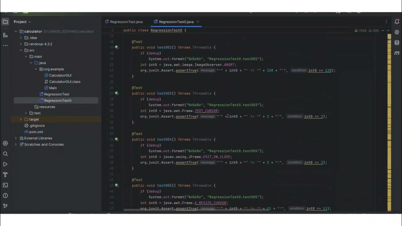 Use automated tool Randoop to generate unit test cases. - YouTube