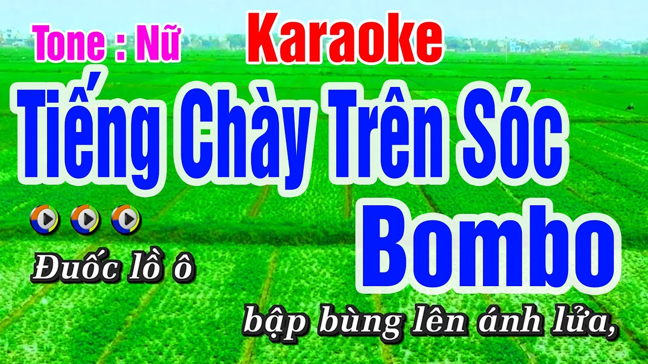 Karaoke Tiếng Chày Trên Sóc Bombo Tone Nữ Nhạc Sống || Tình Trong Trắng ...