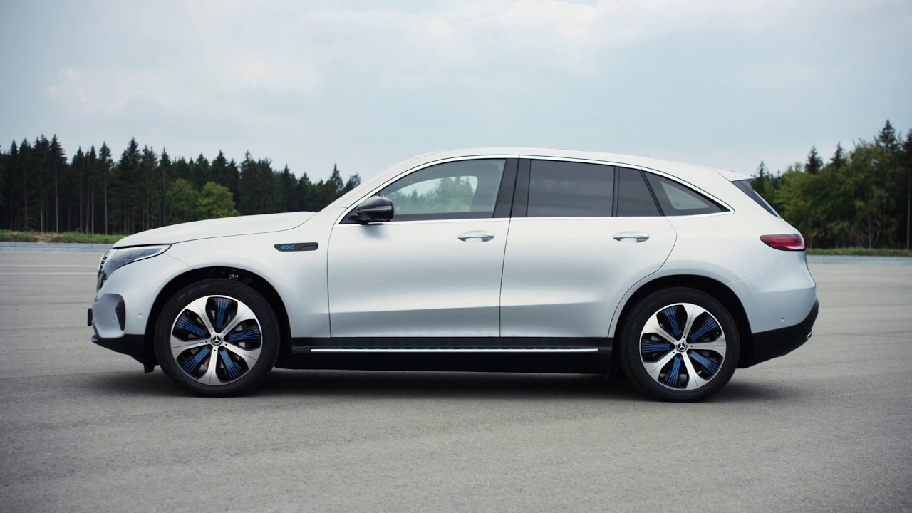 The new Mercedes-Benz EQC 400 4MATIC Exterior Design - YouTube