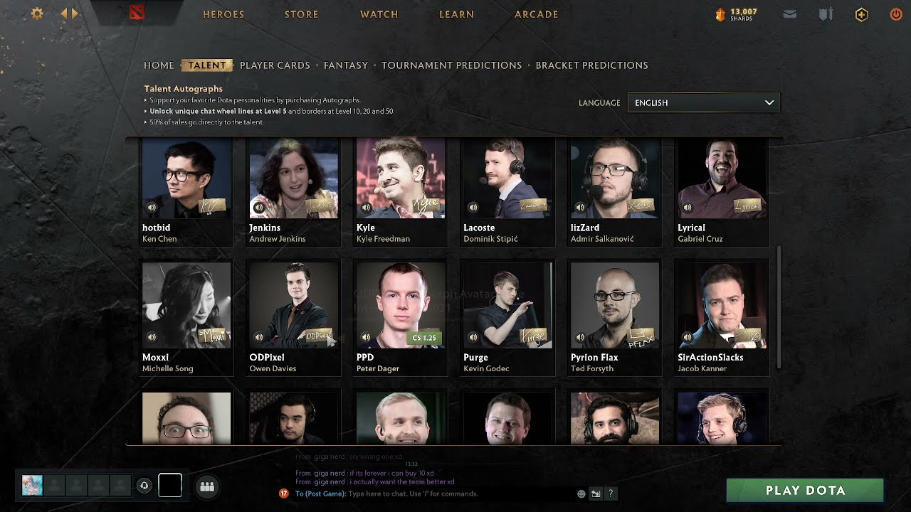 RATING TALENT & CASTER AUTOGRAPH VOICELINES - IM NOT SIMPING FOR AMS ...