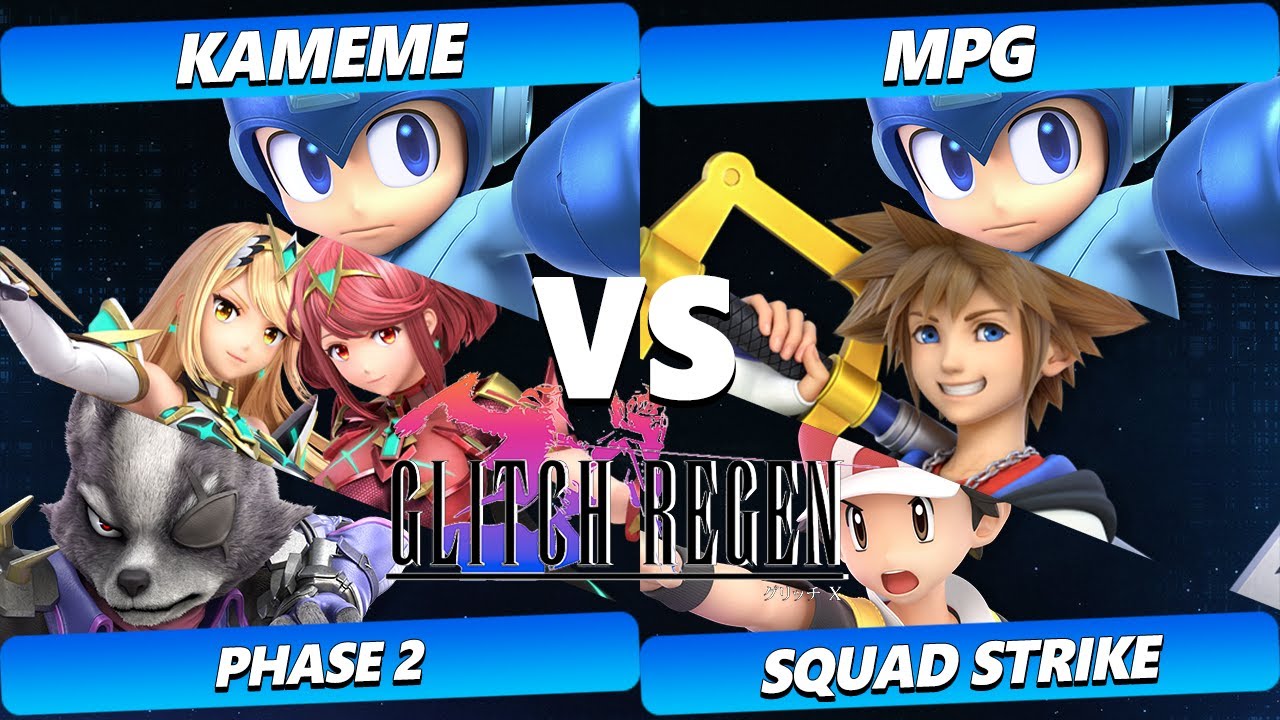 Glitch Regen Phase 2 - MPg Vs. Kameme - Smash Ultimate Tournament - YouTube