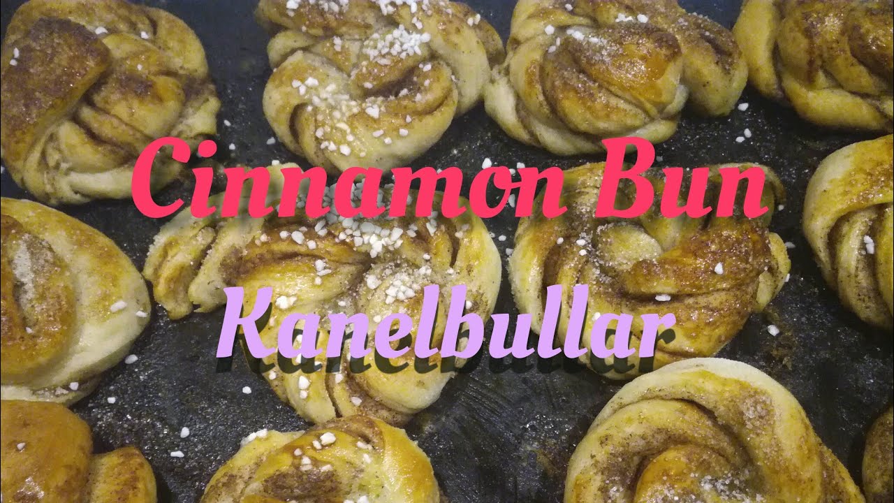 Swedish cinnamon bun | kanelbullar recipe | Simple baked bullar - YouTube