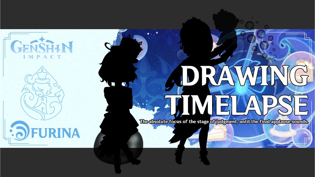 [ Drawing timelapse ] Furina Genshin Impact - YouTube