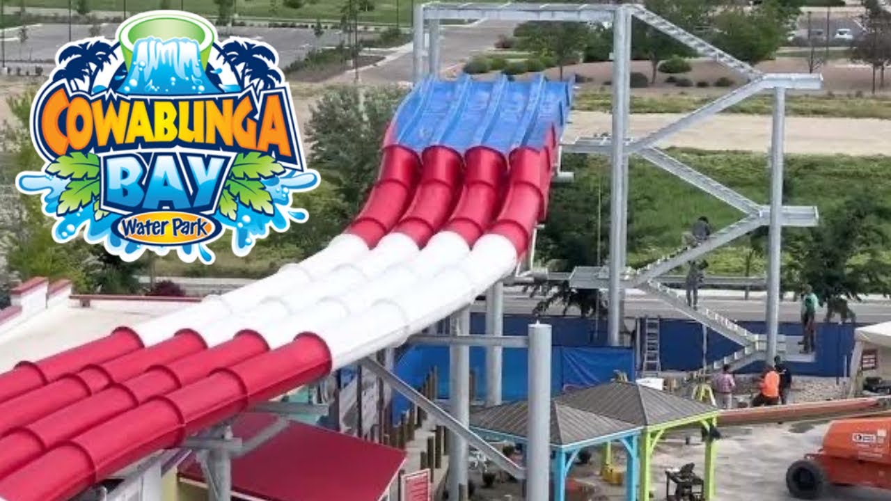 A NEW Water Slide is Coming to Cowabunga Bay Water Park - YouTube