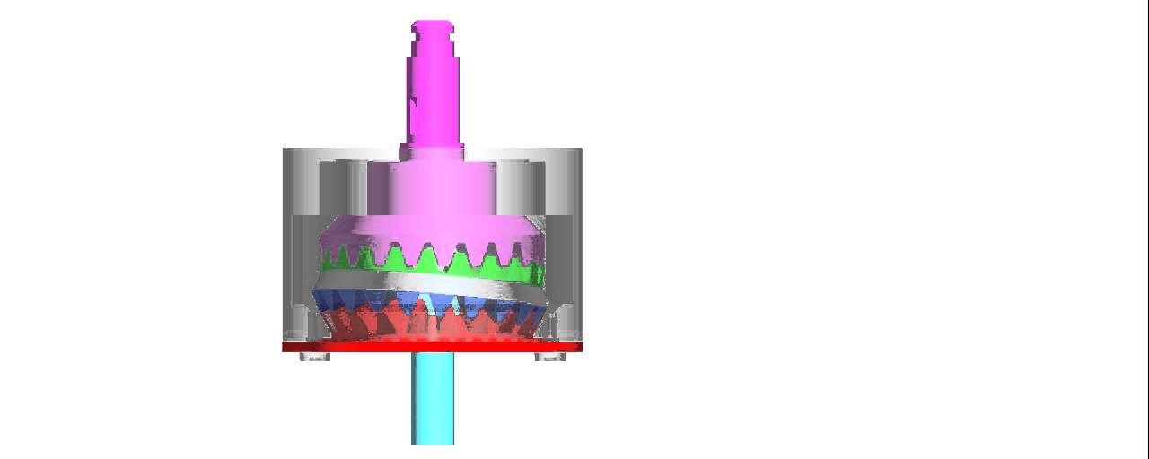 NUGEAR - The NUtating GEARbox - Double Face configuration - YouTube