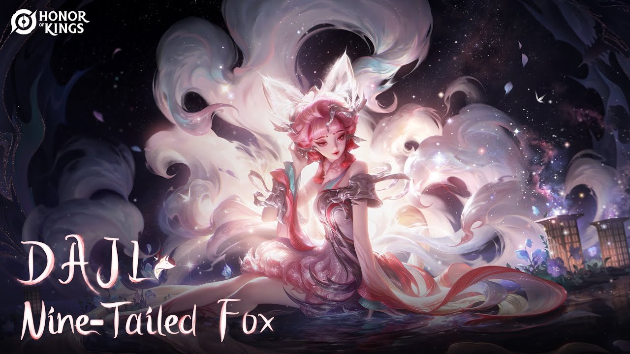 Daji New Skin: Nine-Tailed Fox l Honor of Kings - YouTube