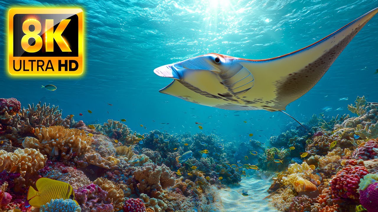 Underwater Wonders 8K | Marvel at Sea Animal in The Best 8K Aquarium 🐳 ...