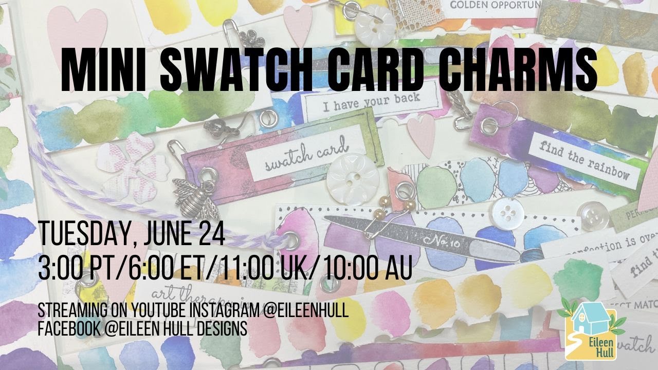 Mini Swatch Card Charms - YouTube