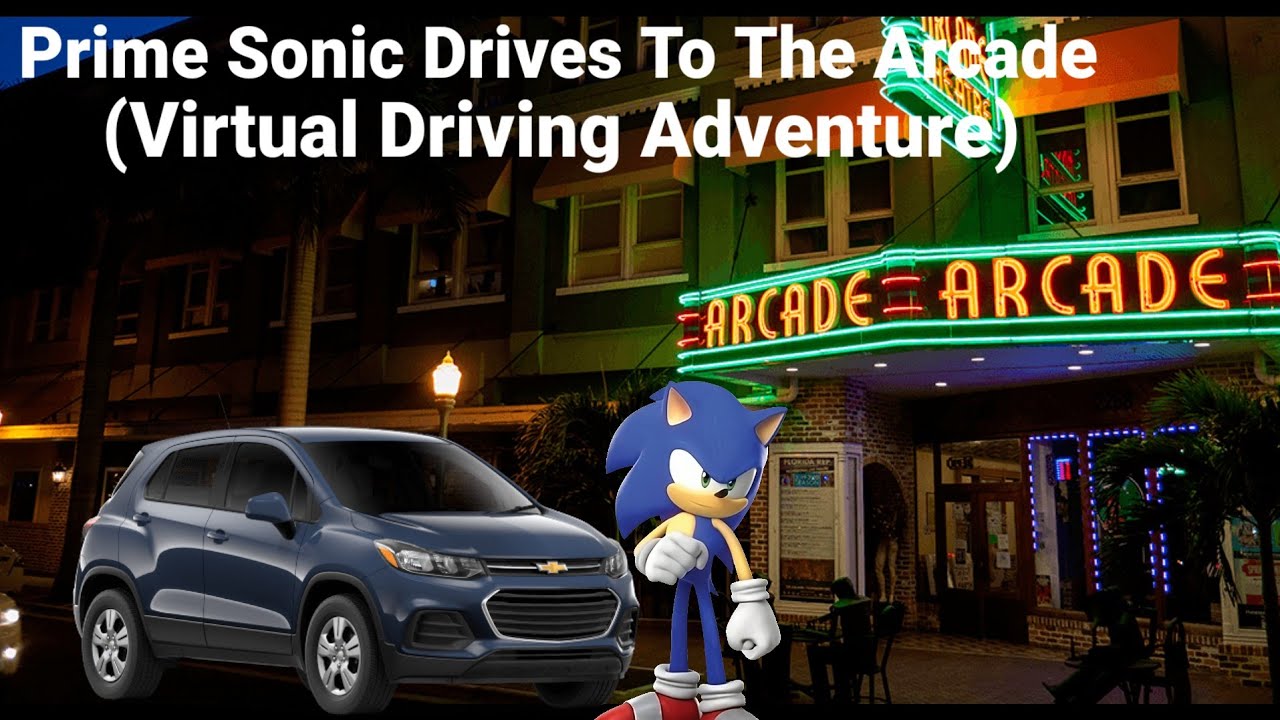 Sonic Hedgehog Drives To The Arcade At The Tropicana (Virtual Driving ...