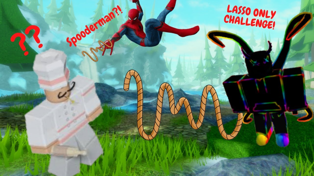 LASSO ONLY CHALLENGE - ROBLOX BEDWARS! - YouTube