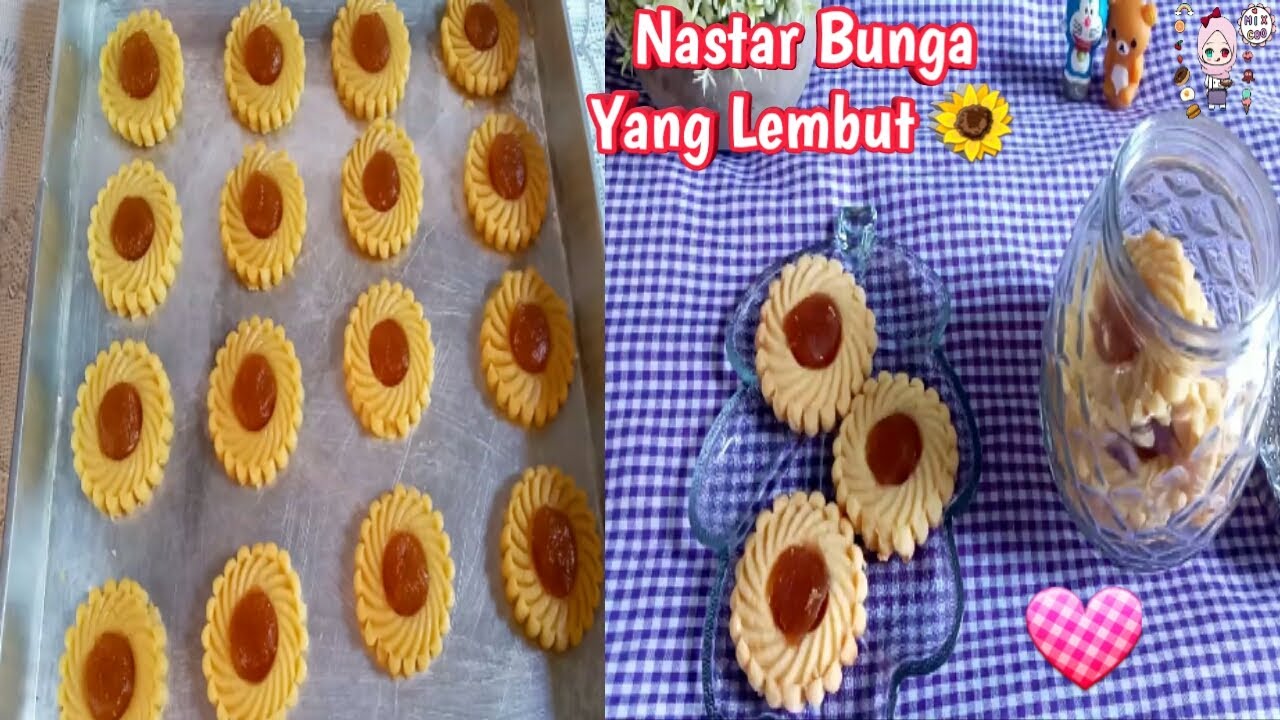 Kue Kering Nastar Bunga Lembut & Enak - YouTube