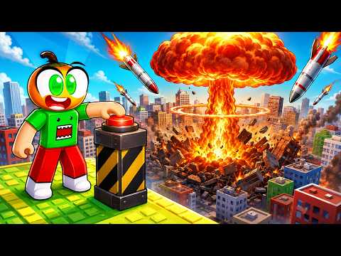 Roblox'ta Düşman Şehrini Yok Etmek için ATOM BOMBASI Kullandım! ☢️