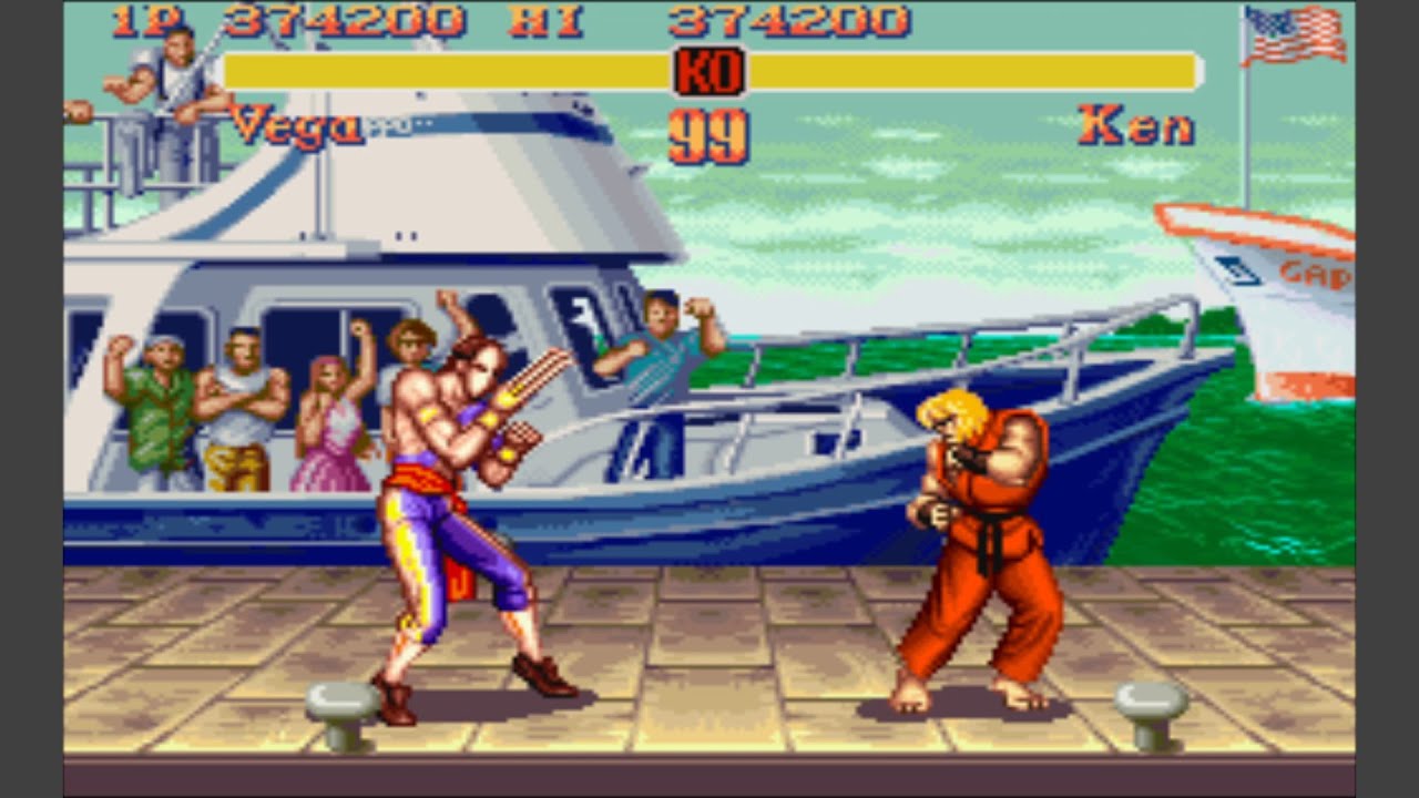 Super Street Fighter II (USA) [SNES] - play as Vega - YouTube