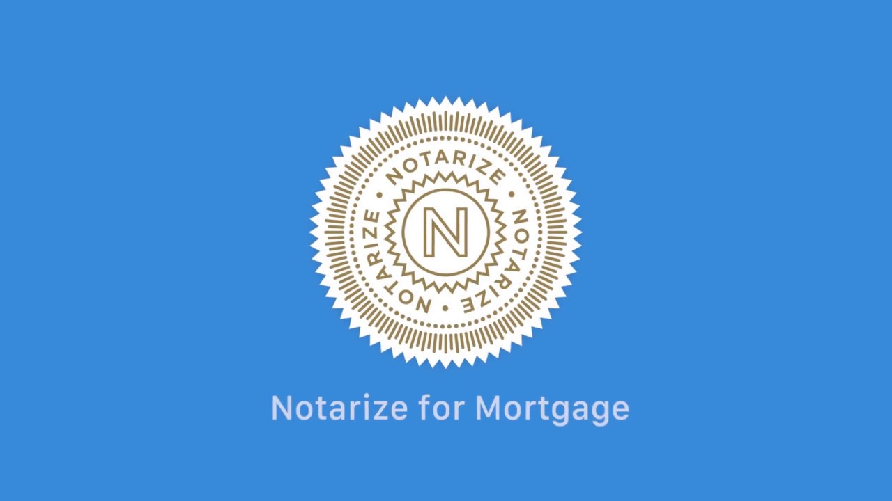Notarize for Mortgage - How it Works - YouTube