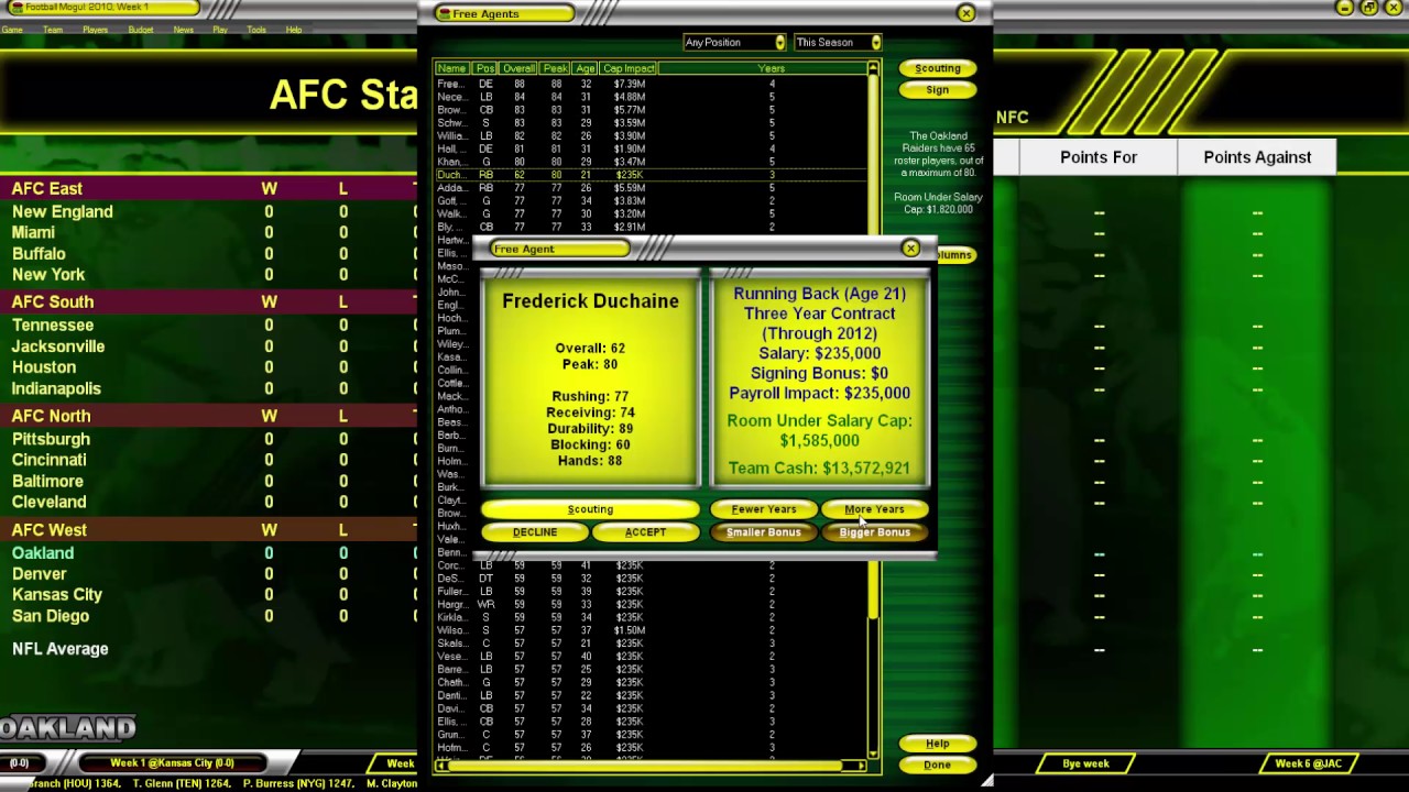 Fantasy Football Mogul Walkthrough: Part 3 [HD] - YouTube
