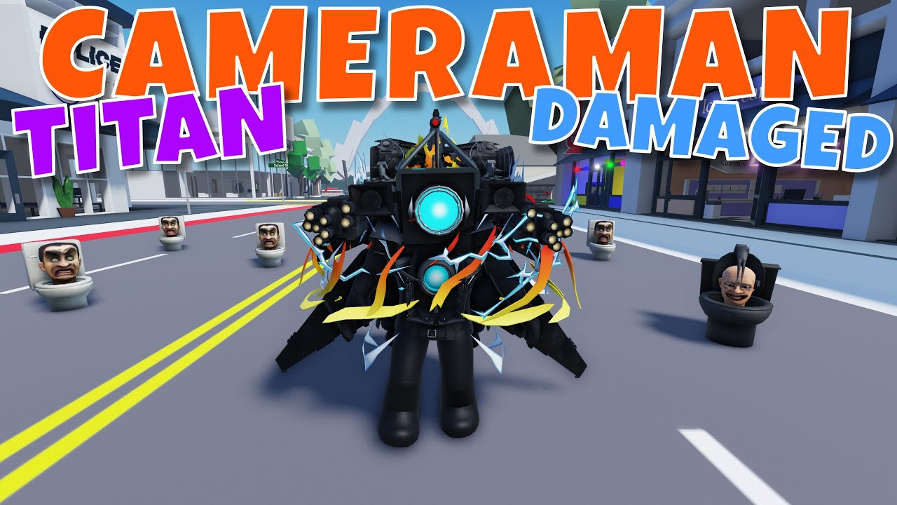 Skibidi Toilet 65: How to Make DAMAGED TITAN CAMERAMAN in Roblox ...