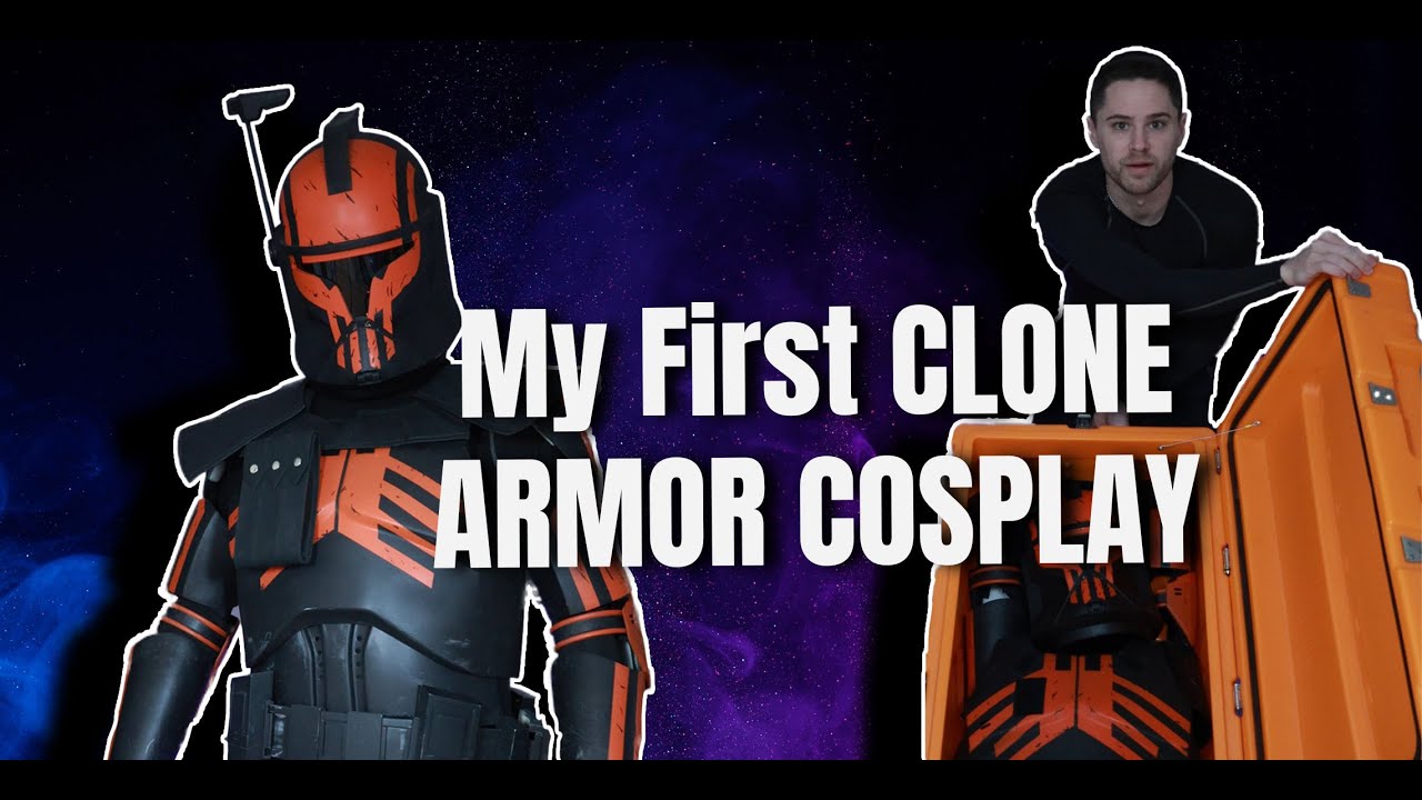 My FIRST CLONE TROOPER ARMOR COSPLAY - YouTube