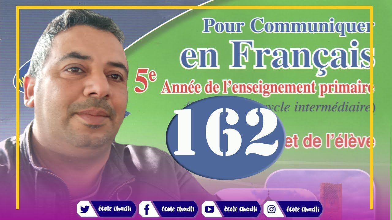 5 aep pour communiquer en français page 162 conjugaison suite les ...