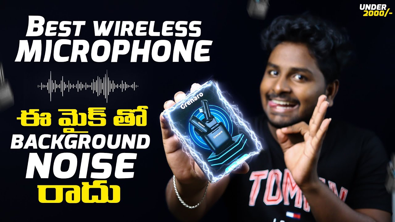 Granaro Wireless Mic Telugu | Best Microphone For Youtube | Best Mic ...