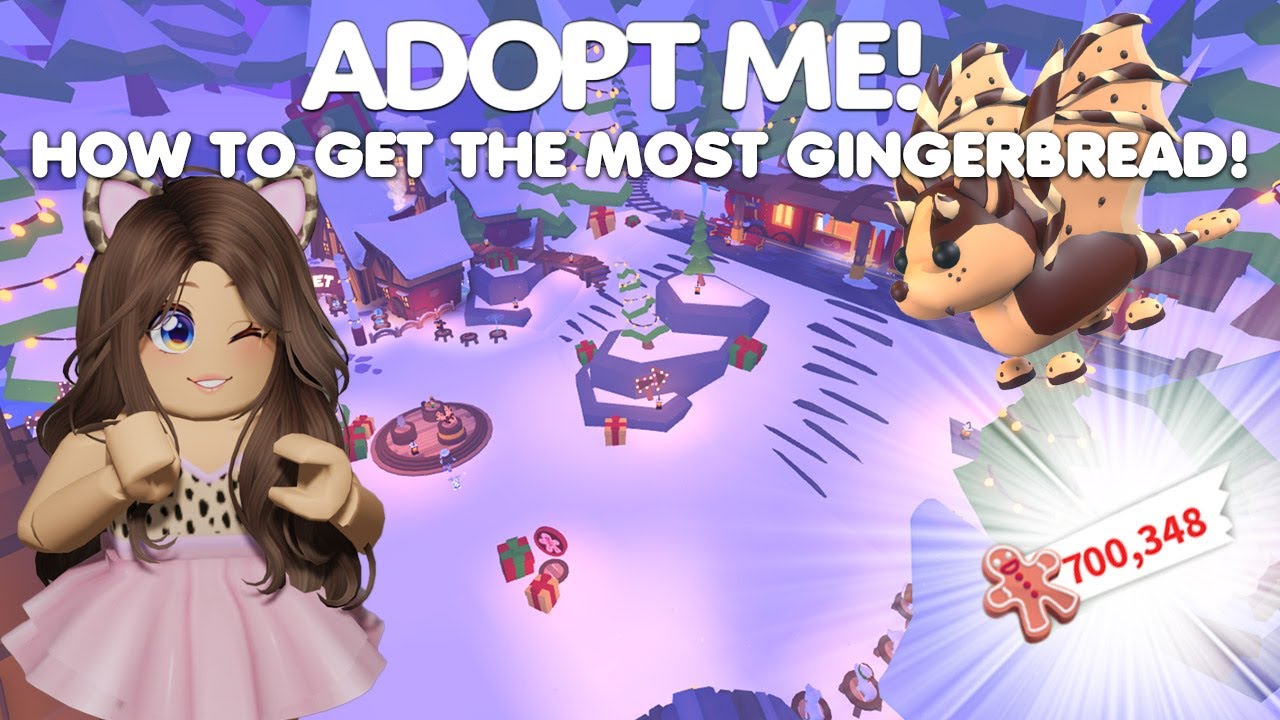HOW to get the MOST Gingerbread in Adopt me! *WINTER FEST* 2023 - YouTube