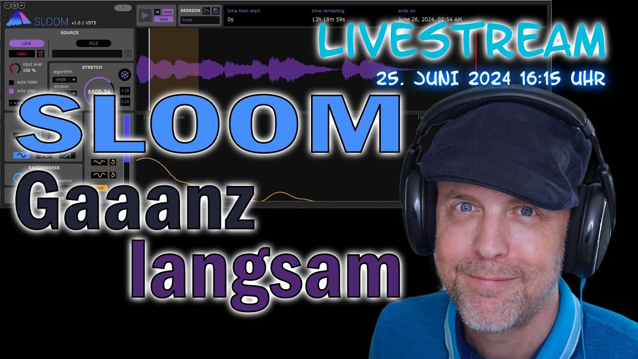 Livestream: Sloom von Anemond - Samples unendlich strecken - YouTube