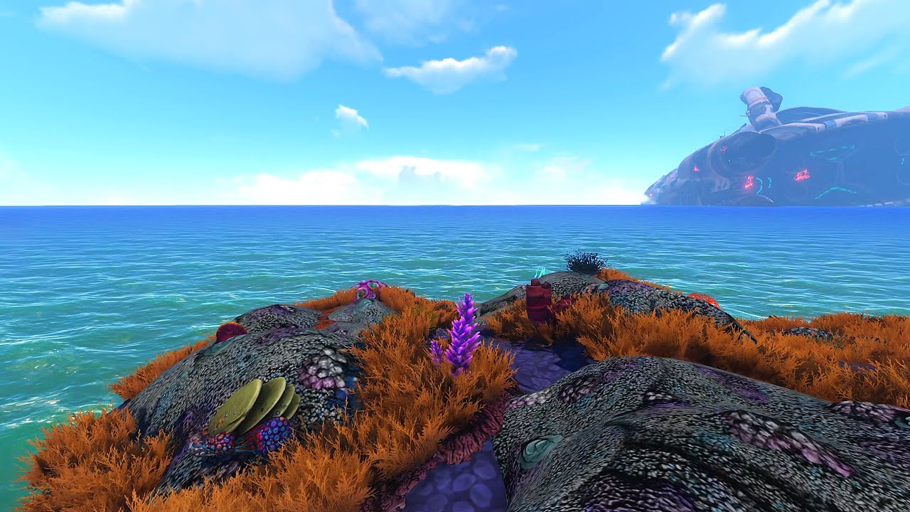 Subnautica Riding a Reefback - YouTube