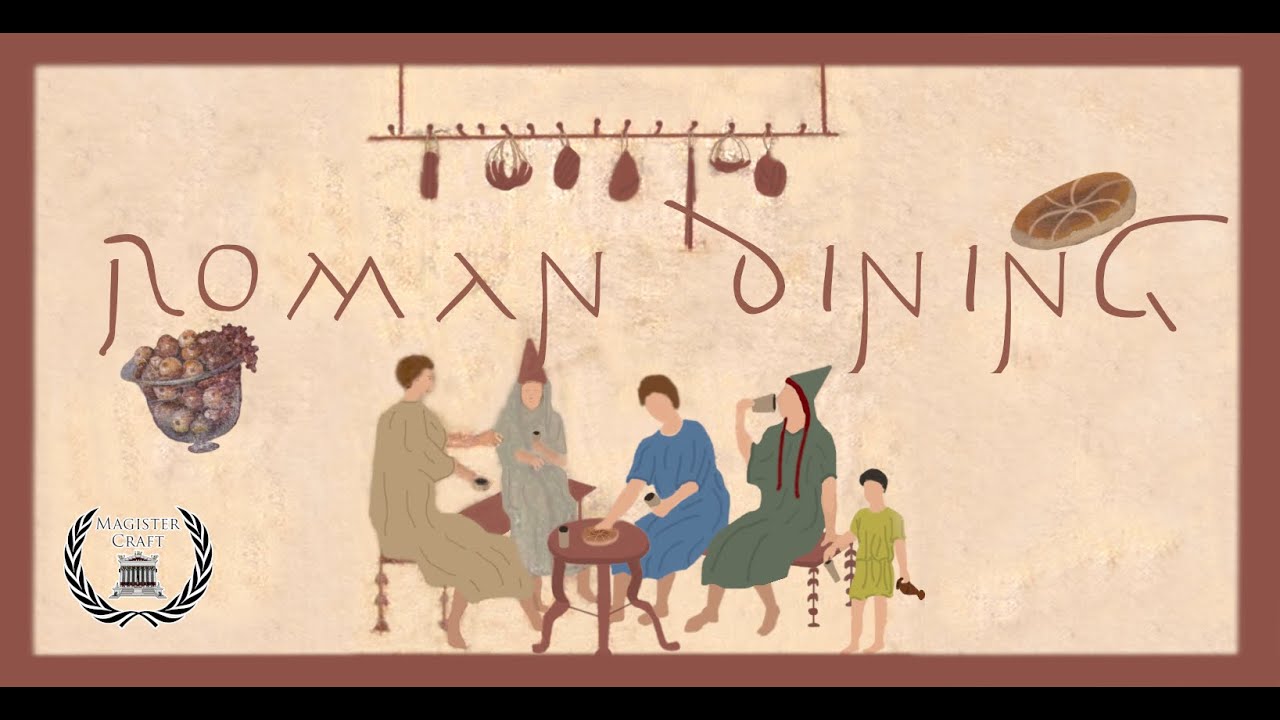 Where did most Romans eat? - Roman Dining - Latin - YouTube