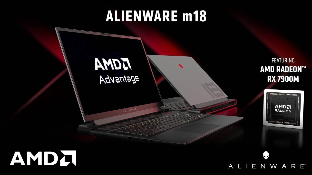 Alienware m18 featuring AMD Radeon™ RX 7900M Laptop Graphics - YouTube