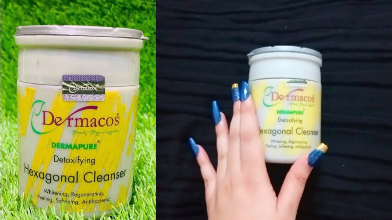 Dermacos dermapure detoxifying hexagonal cleanser |dermacos cleanser ...